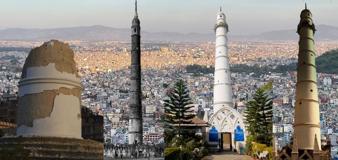 Dharahara, The Bhimsen Tower-Land Nepal